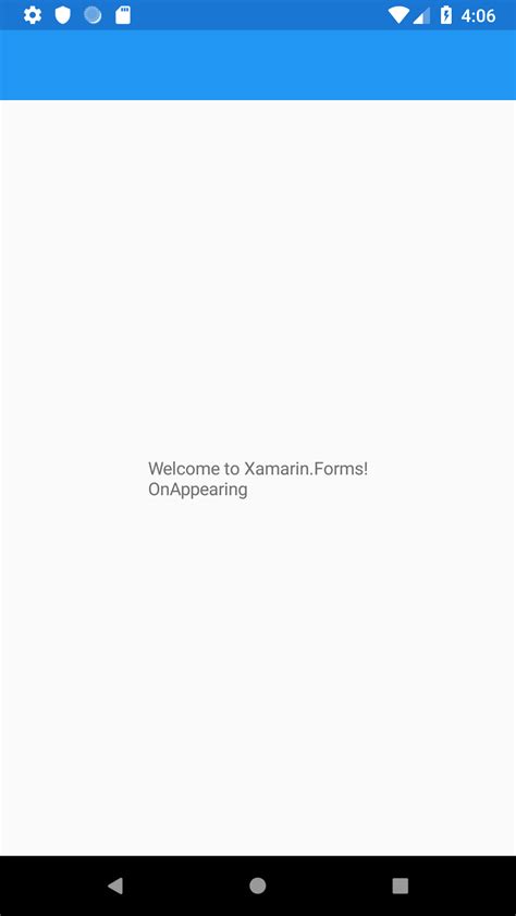 Android OnAppearing Not Being Called When Modal Page Dismissed Issue Xamarin Xamarin