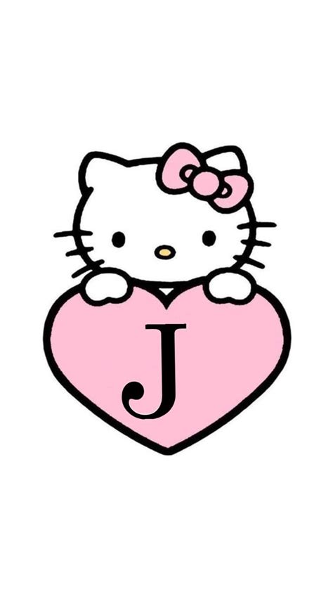 Hello Kitty “j” In 2025 Hello Kitty Items Hello Kitty Wallpaper Hello Kitty
