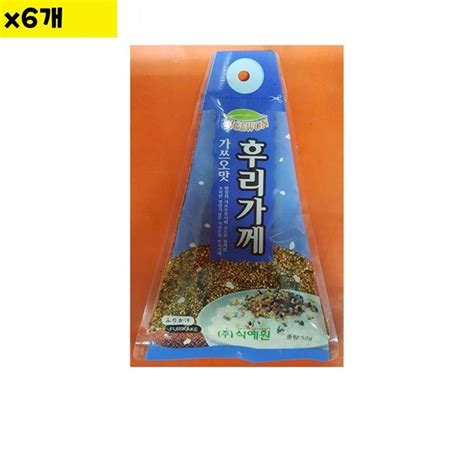 가쓰오 후리가케 식예원 50g X10입 X6개 홈플러스 택배배송