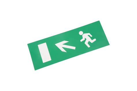 Наклейка для аварийного светильника Rexant ВЫХОД ВЛЕВО 120x320мм 74 0040 1 выгодная цена