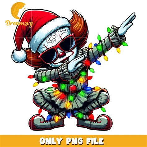 Santa Chucky Dab Dance Png Character Png Christmas Png Dreamsvg Store