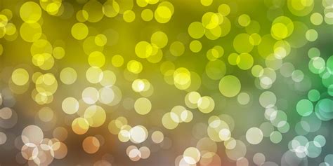 Light Green Red Vector Backdrop With Circles Modern Abstract Illustration With Colorful Circle