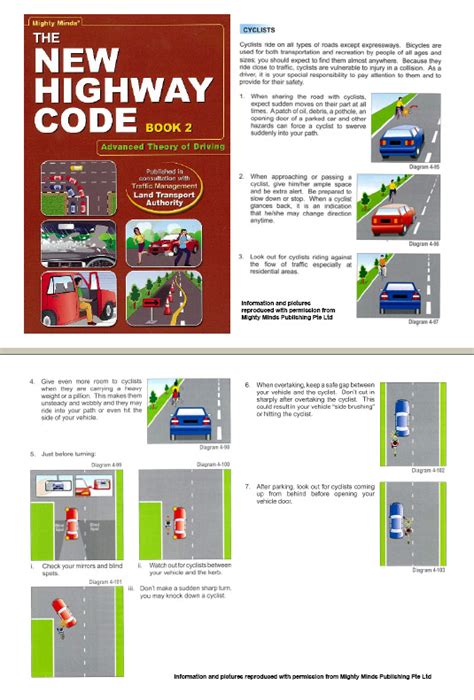 Advanced Highway Code For Driver How To Treat Cyclists Love Cycling In Singapore