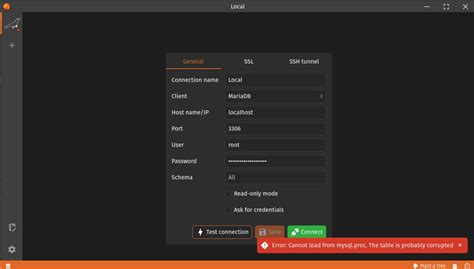 Error Cannot Load From Mysql Proc The Table Is Probably Corrupted Issue Antares Sql