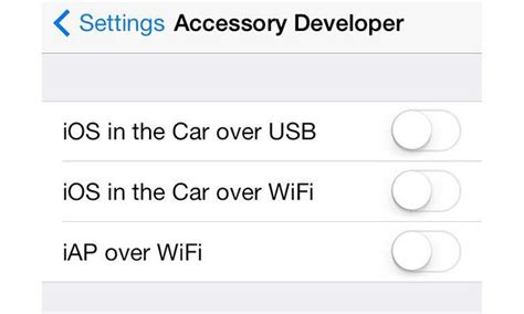Hidden IOS 7 Beta Option Points To IOS In The Car AirPlay Support Over Wi Fi AppleInsider