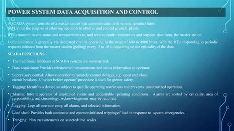 Application Of Scada For System Automation On Smart Grid Rev2 Pptx
