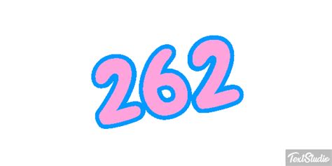 262 Number Animated  Logo Designs