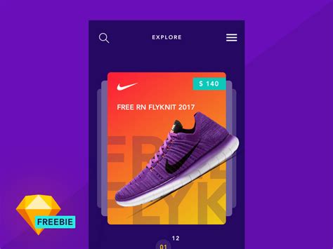 ecommerce app screen tutorial freebie download sketch resource
