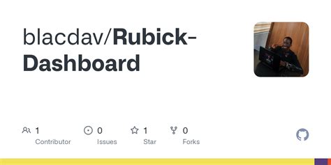 GitHub Blacdav Rubick Dashboard