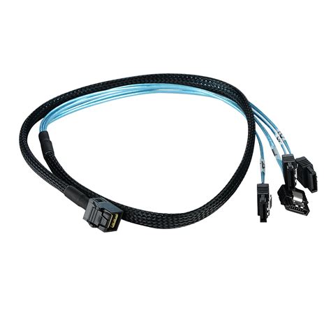 Hd Interno Mini Sas SFF 8643 Host Para 4 Sata Alvo Cabo De Disco