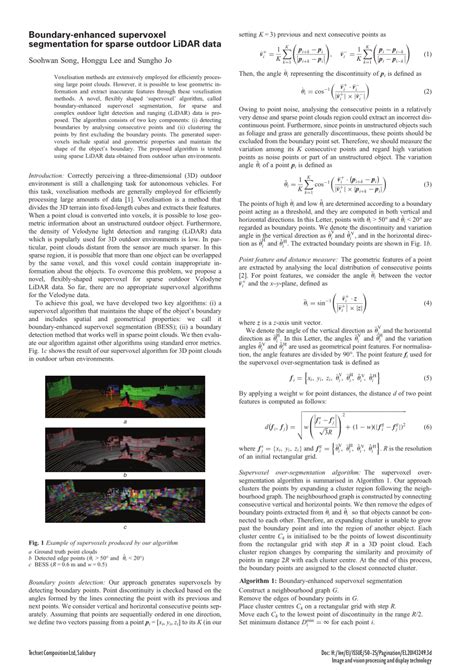 Pdf Boundary Enhanced Supervoxel Segmentation For Sparse Outdoor