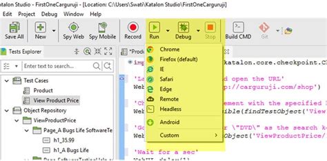 Katalon Studio Automation Testing Tool Tutorial