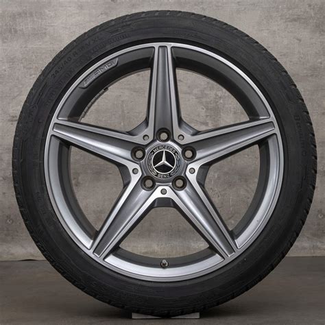 AMG inç jantlar Mercedes Benz C Class W C A S kış jantları