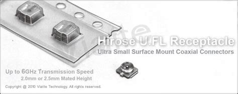 Hirose W FL R SMT 1 Receptacle 江门市德索连接器有限公司
