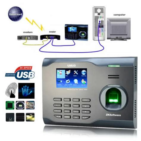 Zksoftware U160 Biometric Fingerprint Time Attendance Time Clock Time Recorder 170 19 Picclick Ca