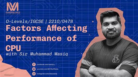 Factors Affecting Performance Of Cpu Embedded System Paper 1 O Level Cs By Sir Wasiq
