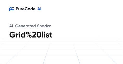 build great shadcn grid 20list components faster using ai tools