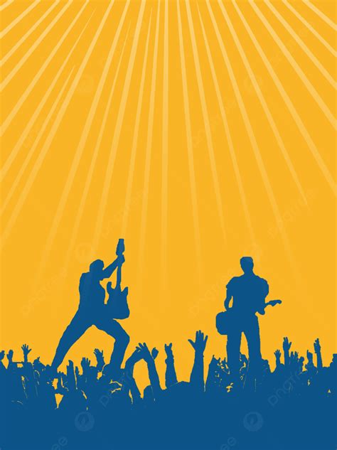 옐로우 블루 음악 축제 실루엣 카니발 배경 배경 화면 및 일러스트 무료 다운로드 Pngtree