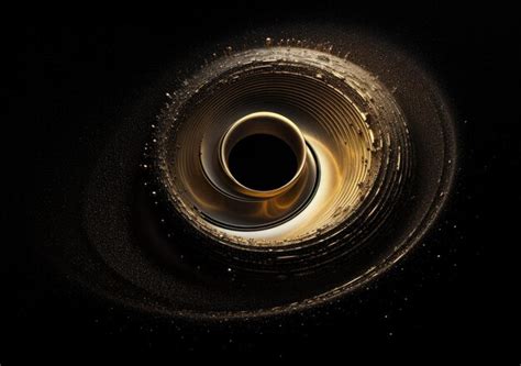Premium AI Image A View From Space To A Spiral Galaxy And Stars