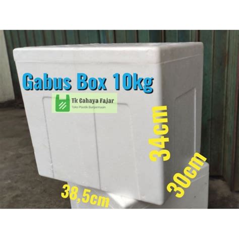 Jual Styrofoam Box Es Ikan 10 Kg 38 5x30x34 Sterofoam Ice Box Ikan