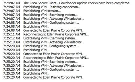 Meraki Anyconnect Secure Client Connecting Disconnecting During