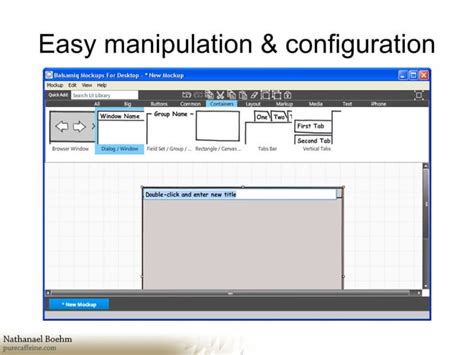 Balsamiq Mockups User Interface Screen Design Tool Ppt