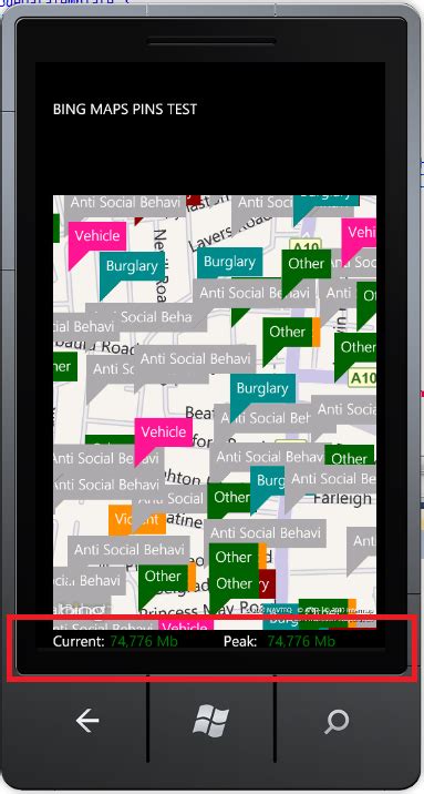 How Many Pins Can Bing Maps Handle In A Wp7 App Part 1