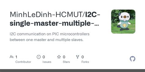 Github Minhledinh Hcmut I2c Single Master Multiple Slaves Pic Microcontroller I2c