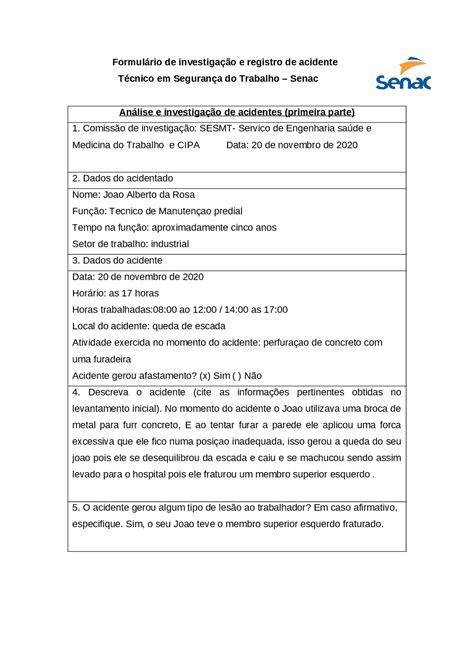 Atividade 3 Uc 5 Modulo B Esquemas Segurança Do Trabalho Docsity