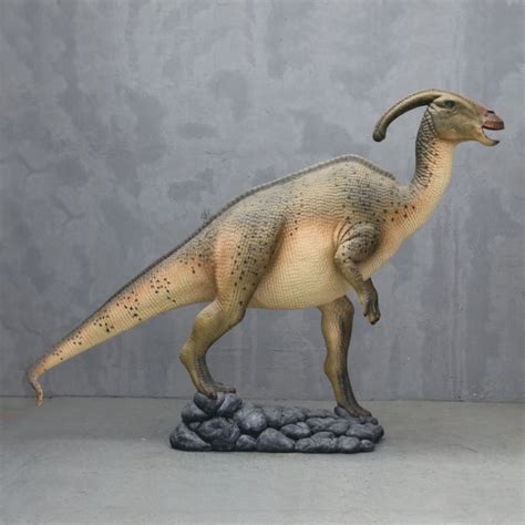 Green Parasaurolophus Dinosaur Statue Lm Treasures