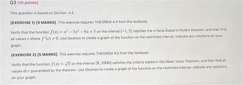 Solved This Question Is Based On Section 44 Exercise 1