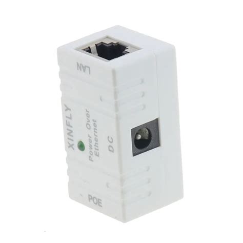 10/100 Mbp Пассивный POE DC мощность по Ethernet RJ-45 инжектор ...