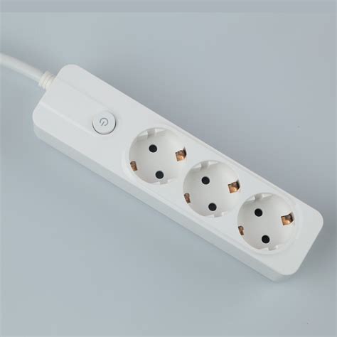 Eu Schuko With Usb And Typec Electrical Extension Socket Power Strip Extension Cord Power