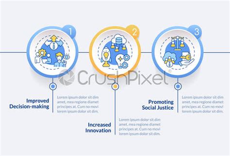Data Democratization Layout With Line Icons Concept Stock Vector 6342523 Crushpixel
