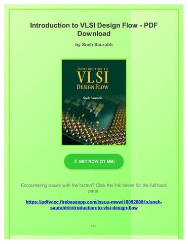 PDF Introduction to VLSI Design Flow by Sneh Saurabh by LolitaBoyerlb ...