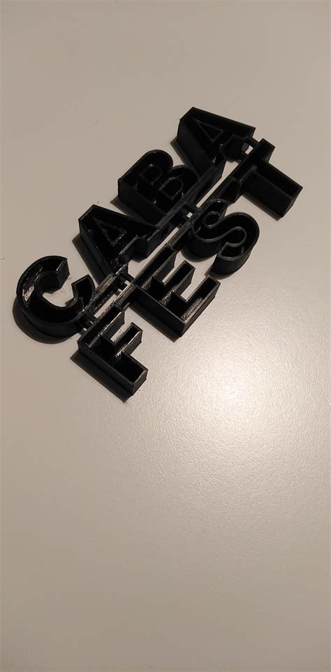 Logo Caba Fest By Gzmaker3d Download Free Stl Model