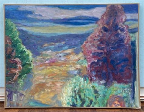 David Arun Impressionist Landscape Oil On Canvas For Sale At Pamono