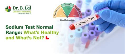 Sodium Test Normal Range Whats Healthy And Whats Not Dr B Lal