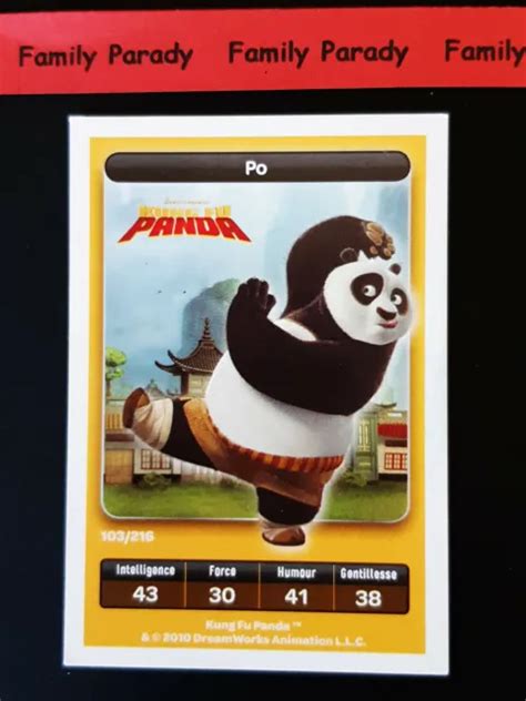 PO KUNG Fu Panda Carte Carrefour Dreamworks Occ EUR PicClick IT