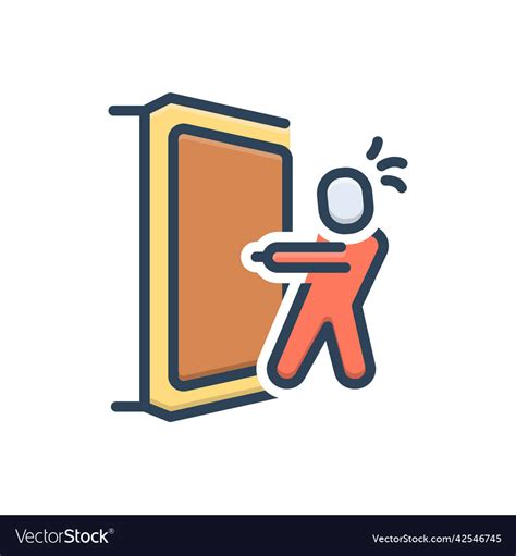 Pulling Royalty Free Vector Image Vectorstock