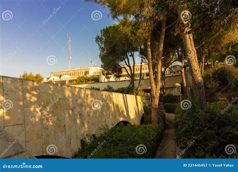The Building Of Hadassah Hospital On Mount Scopus Stock Image Image