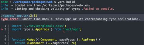 While Using Create Next App With Yarn Pnp Build Fails · Issue 43554 · Vercelnextjs · Github