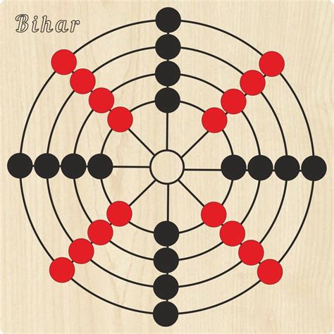 Wooden Intelligence Games 5 Pcs, Dama Surakarta Bihar 9 Taş 3 Taş - Etsy