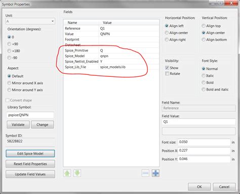How To Set Spice Transistor Parameters Simulation Ngspice Kicad
