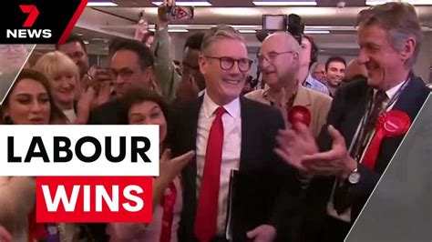 Labour Wins By A Landslide In The Uk General Election 7news