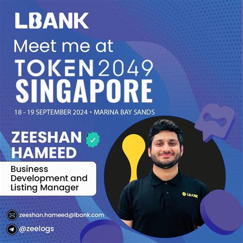 zeeshan hameed on linkedin lbank token2049 singapore