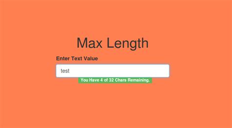 Maxlength Bootstrap Plugin With Bootstap 4 Plugins Lettering Css
