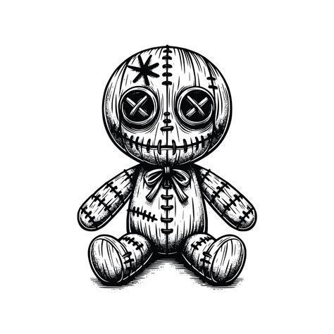 Voodoo Dolls Clipart 6pk1 Ai Png Svg Format Bundle Voodoo Dolls
