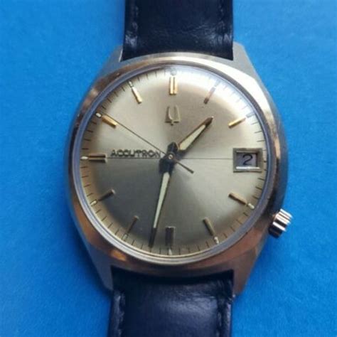Vintage 1960s 14k Gold Filled Bulova Accutron 2181 M8 Watchcharts