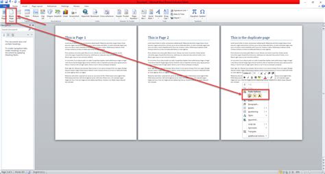 How To Duplicate A Page In Word